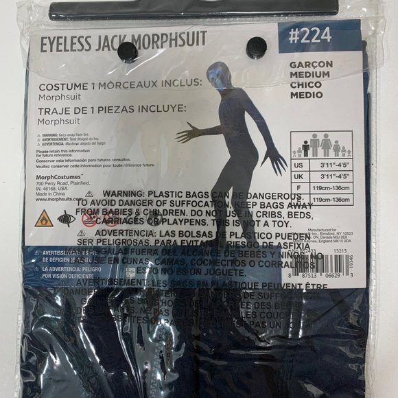 Morphsuits | Costumes | Morphsuits Official Eyeless Jack Urban Legends ...